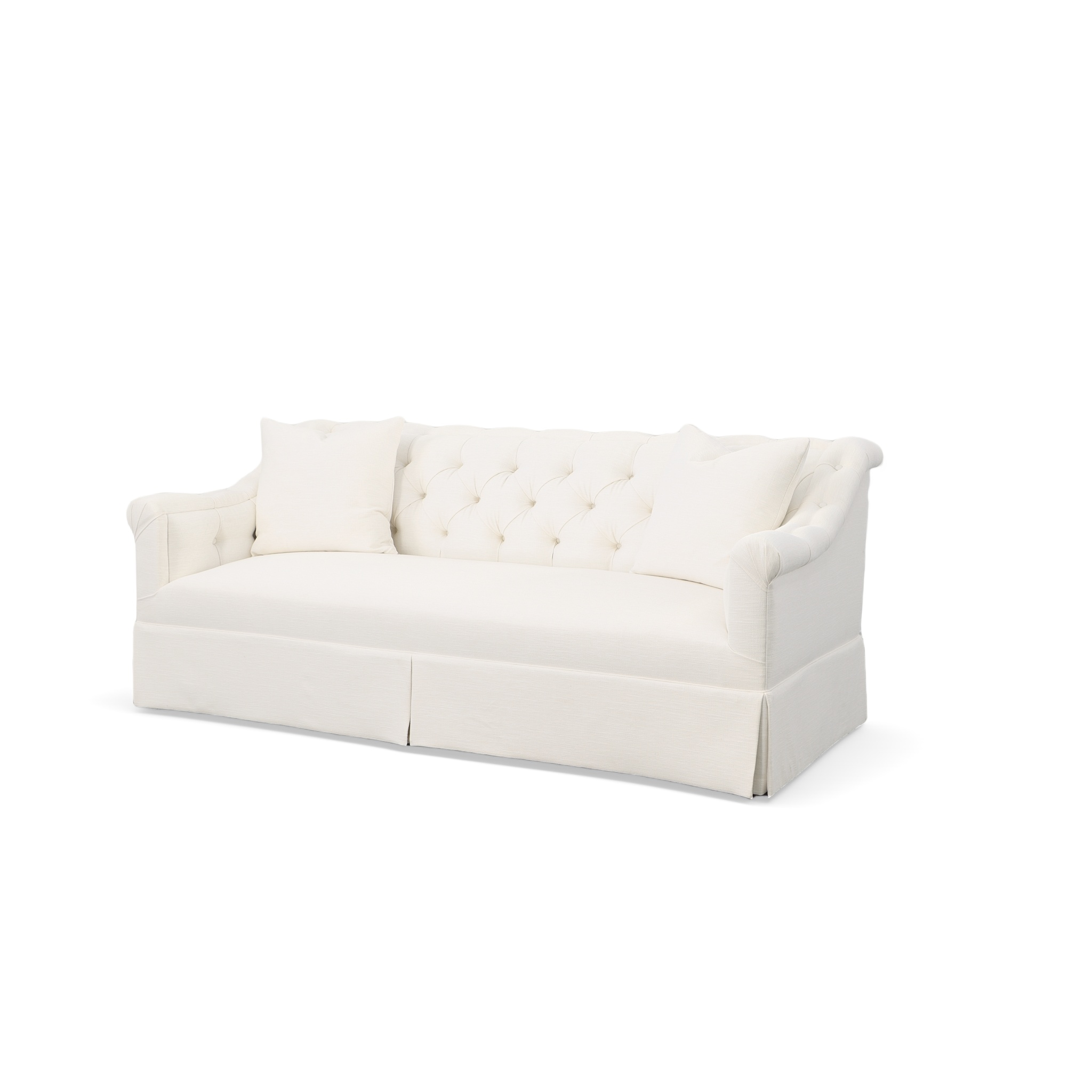 2103-82-Elizabeth Tufted Skirted Sofa